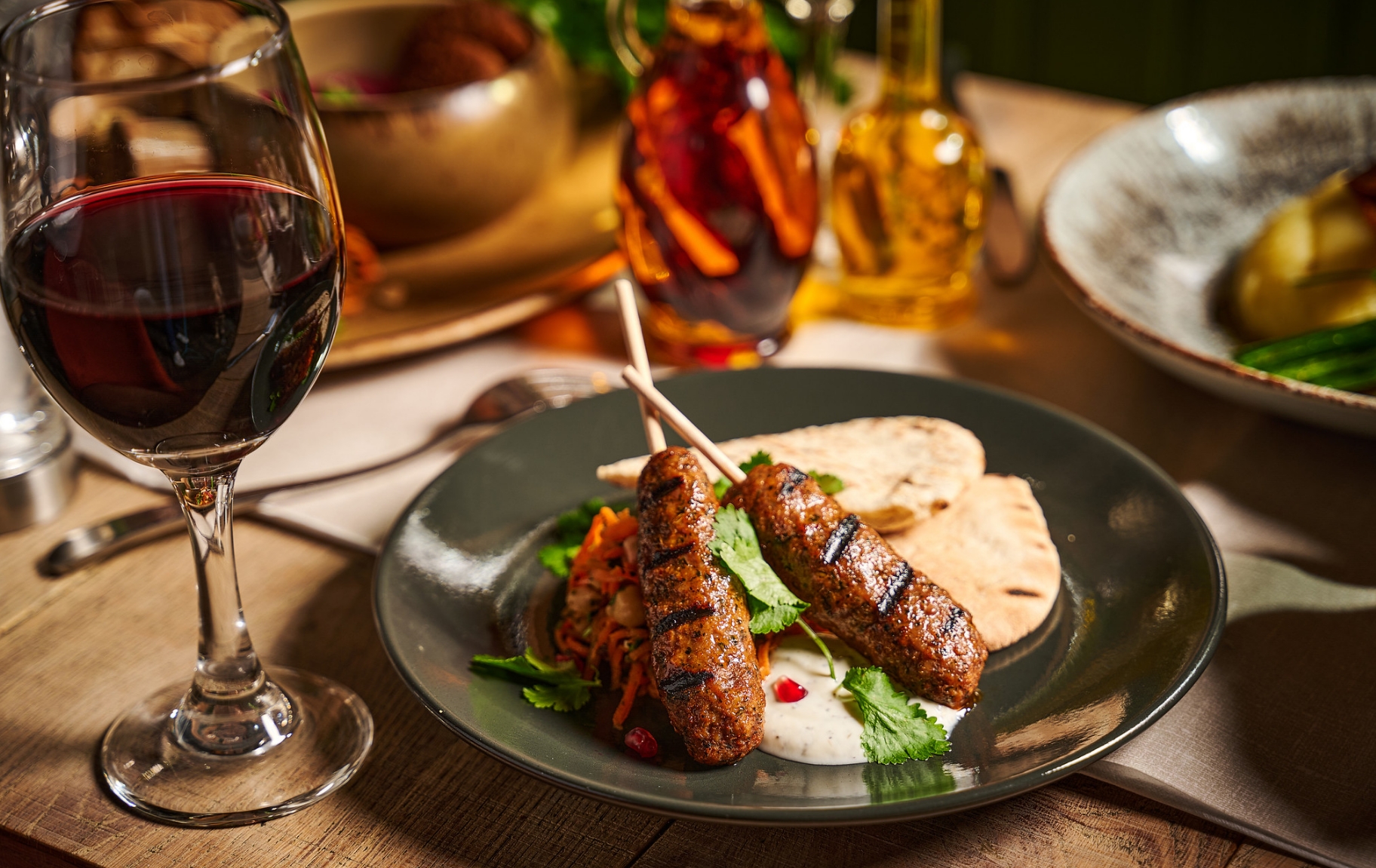 A la carte menu at Ego at The Wyke Lion, Wyke, Bradford